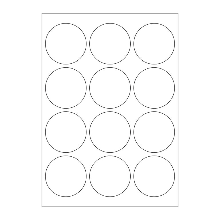 Custom Printed Labels On A4 Sheets - Cloud Labels